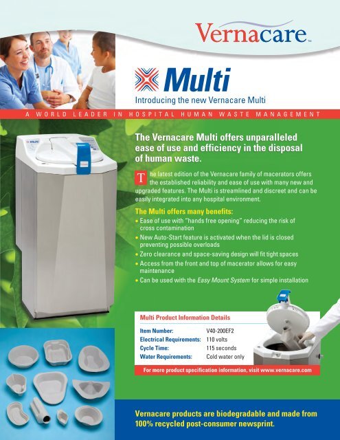 Vernacare Multi Brochure