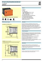 Emergency stop relay NST-9