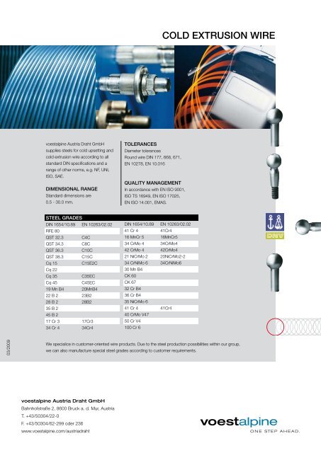 cold extrusion wire.pdf - voestalpine