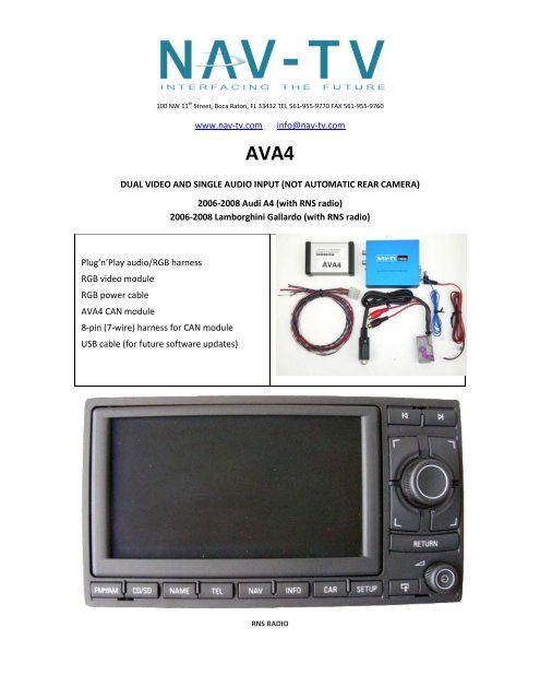 AVA4 v1.pdf - Nav-TV