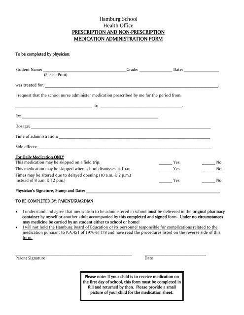 Asthma Medication Administration Form 2023 - Printable Forms Free Online