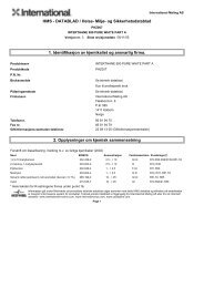 Teknisk datablad - Lakkspesialisten