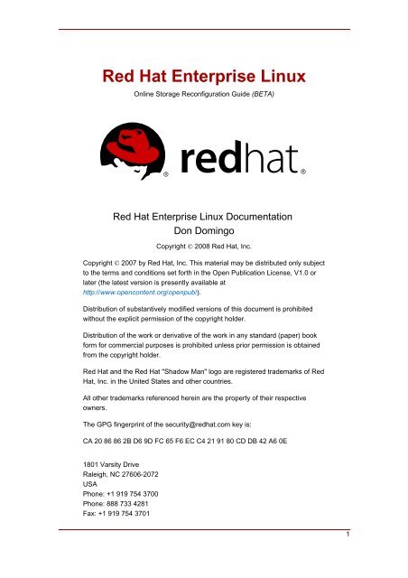 Red Hat Enterprise Linux