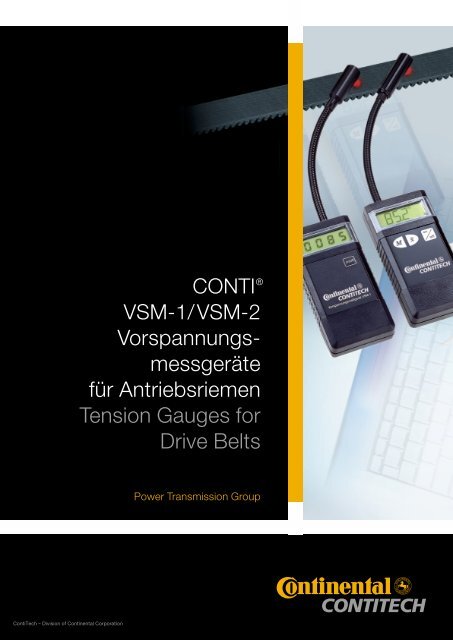 contiÂ® vsm-1/vsm-2 - ContiTech