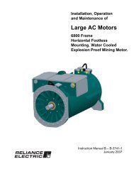 DATA SHEET - Reliance Electric