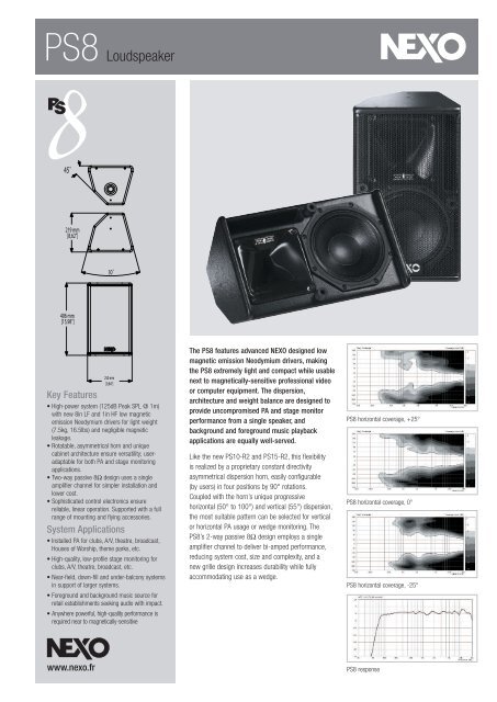 ps8 data sheet - Nexo
