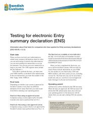 Entry summary declaration (ENS) - YES Logistics Europe