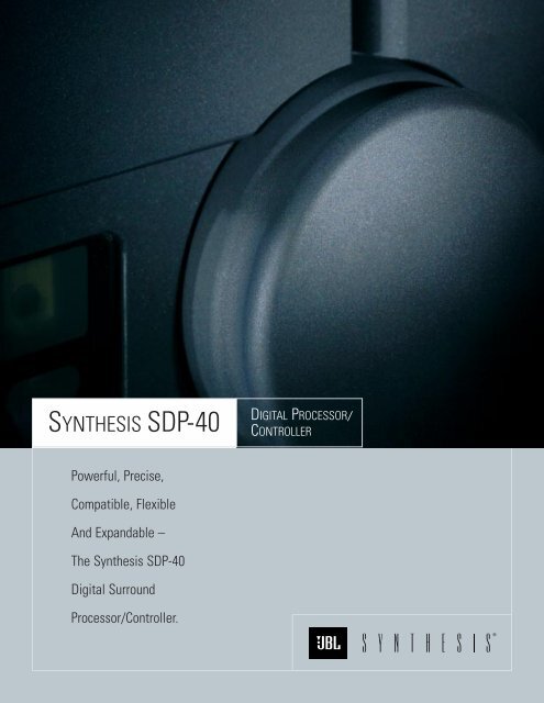 SYNTHESIS SDP-40 - JBL Synthesis