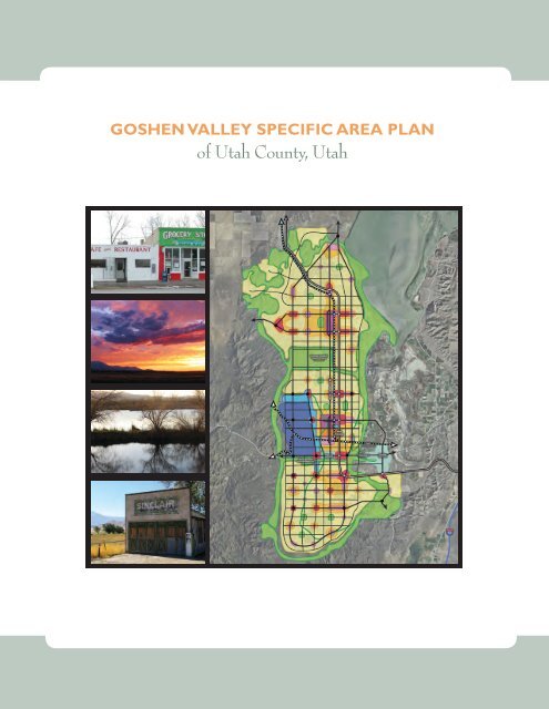 Goshen Valley Specific Area Plan Of Utah County