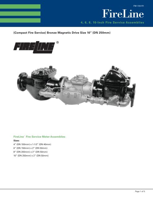FireLine 4 -10" (FM-720) - Sensus