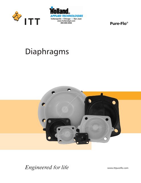 ITT Pure-Flo diaphragms - Holland Applied Technologies