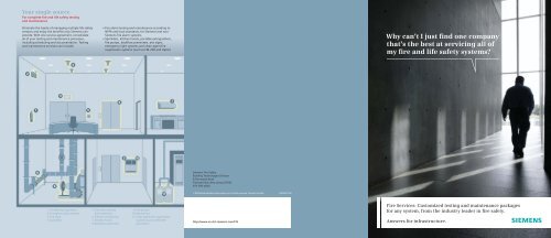 Fire Service Brochure - Siemens Building Technologies