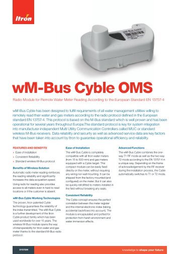 Cyble M-Bus - Itron