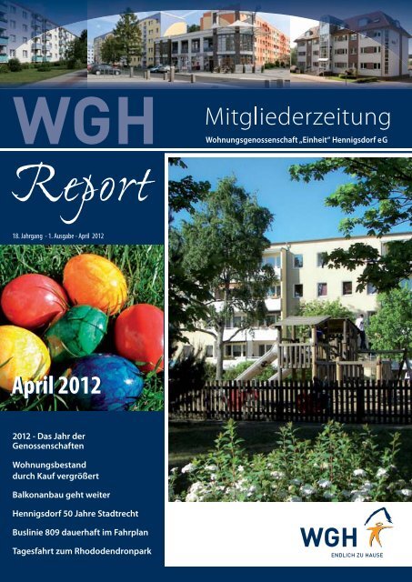 Ausgabe April 2012 - WGH Einheit
