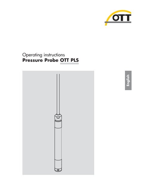 PLS - Pressure Level Sensor - Campbell Scientific