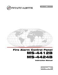 MP-12/24 Fire Alarm Control Panel Instruction ... - Fire-Lite Alarms
