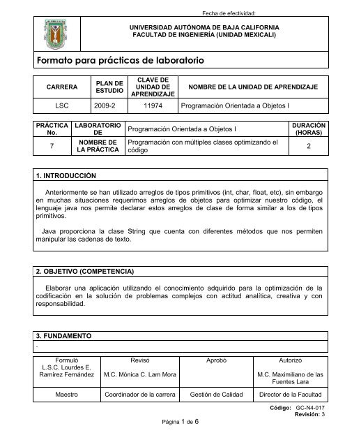 Formato para prácticas de laboratorio - Universidad Autónoma de ...