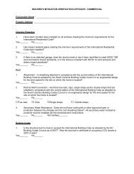 Uniform Mitigation Verification Inspection Form