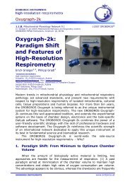 Oxygraph-2k Trouble Shooting - Oroboros