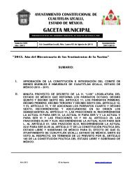 GACETA MUNICIPAL - Ayuntamiento de CuautitlÃ¡n Izcalli