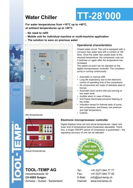 Tooltemp TT-28'500 - Tool-Temp Asia Pte Ltd