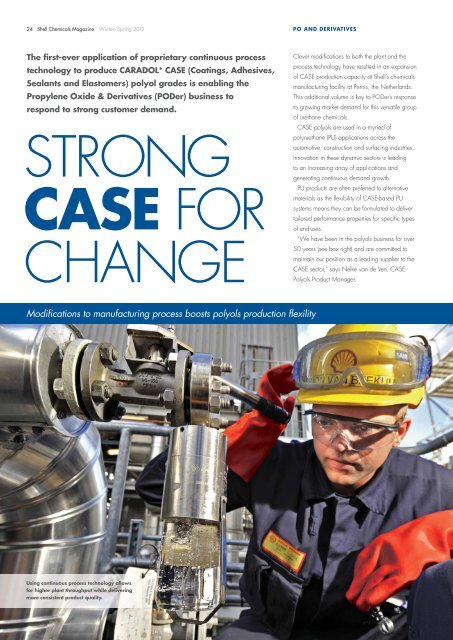 Strong CASE for change - Shell Chemicals Magazine Winter/Spring ...