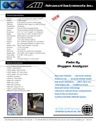 AII-2000 Palm O2 Oxygen Analyzer.