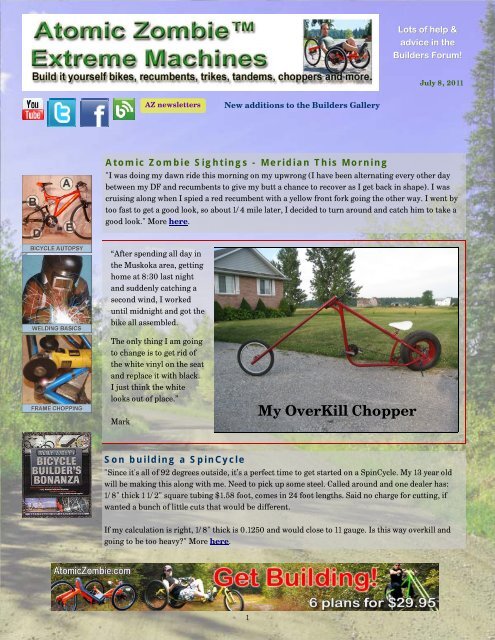 Atomic Zombie Sightings - Meridian This Morning - DIY Plans for ...