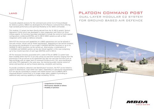 PLATOON COMMAND POST - MBDA