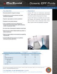 Oceanic HW443 Series - MacDermid Offshore Solutions