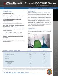 Oceanic HW443 Series - MacDermid Offshore Solutions