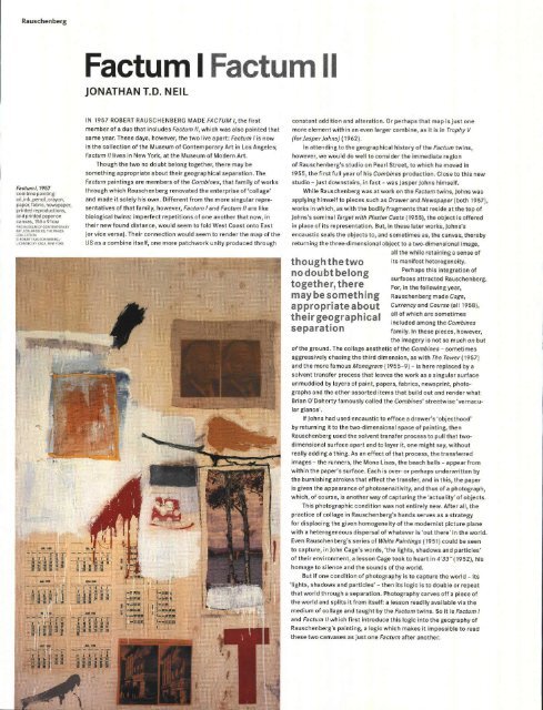 Factum I Factum II - Jonathan TD Neil