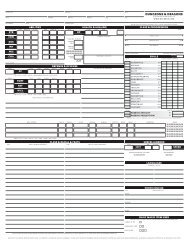 Ultimate Rifts Character Sheet by Stryker - RPG Sheets