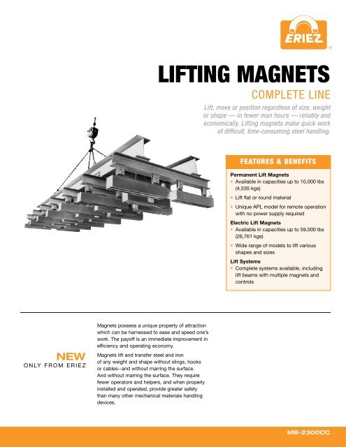 LIFTING MAGNETS - Zycon