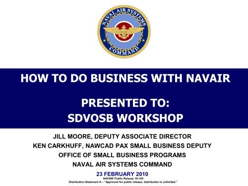 naval air systems command overview - The Patuxent Partnership