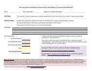 Pain Assessment Checklist for Seniors with Limited ... - Geriatric Pain