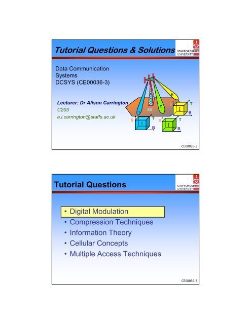 Tutorial Questions & Solutions