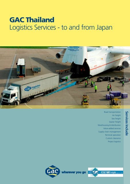GAC Thailand Logistics Services - to and from Japan