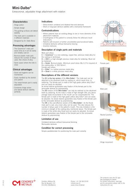 Mini-Dalbo® - Cendres Métaux