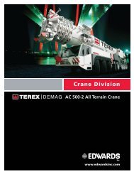 Terex T-335 Truck Crane Load Charts