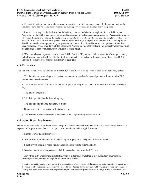 Ch 6: Evacuations and Adv