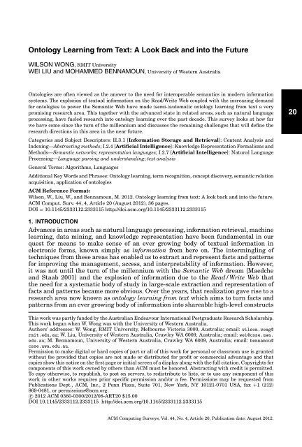 Ontology learning from text: A look back and into the future