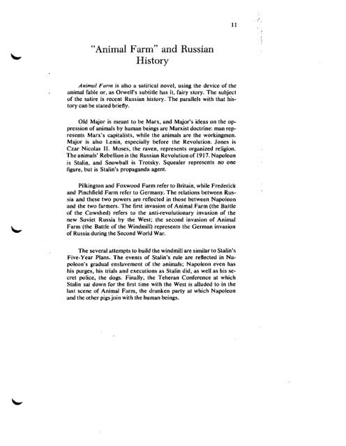 Russian Revolution Timeline Animal Farm