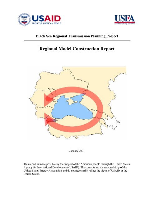 Phase I: Regional Model Construction Report - United States Energy ...