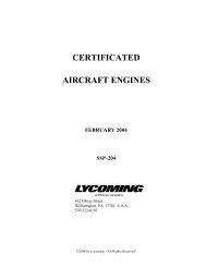 SERVICE BULLETIN - Textron Lycoming