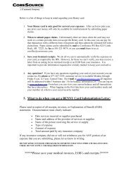 Know Your Medical FSA Eligible and Ineligible ... - CoreSource