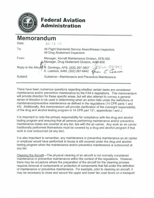 Inspectors' memorandum (.pdf)