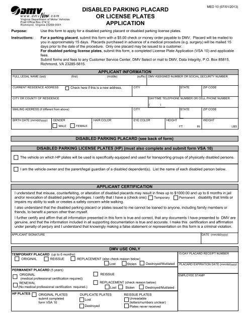 Illinois Handicap Placard Form 2020 2021 Fill And Sign Printable Images