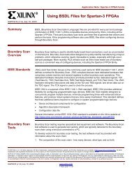 Xilinx Using IBIS Models for Spartan-3 FPGAs application note ...