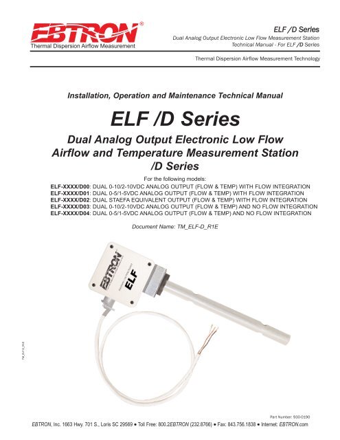 ELF /D Series - Ebtron